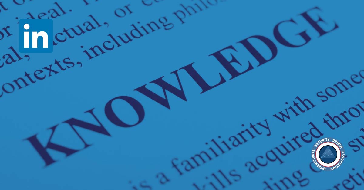 ISDA Member LinkedIn Knowledge Sharing - Int. Sec. Driver Association